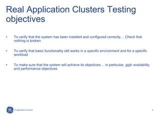 Oracle Real Application Clusters System Tests With Demo PPT