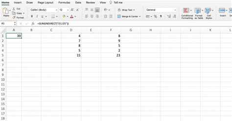 Excel INDIRECT Function Formula Examples Layer Blog