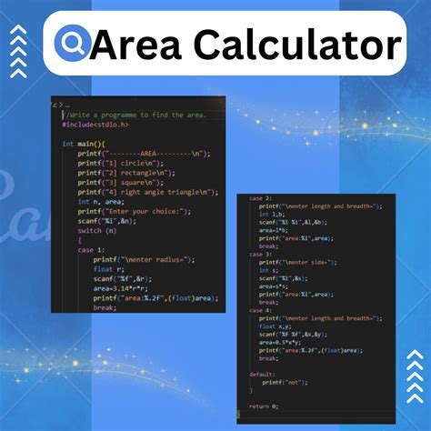 Alfiya Khan On Linkedin Programmingjourney Cprogramming Geometrycode Areacalculations