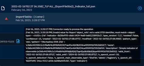 Errors When Importing Stix · Issue 1051 · Opencti Platformconnectors