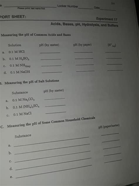 solved 241 locker number please print lest name first date