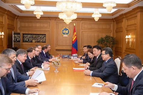 Ерөнхий сайд У Хүрэлсүх ОХУ ын Засгийн газрын орлогч дарга А В Гордеевийг хүлээн авч уулзлаа