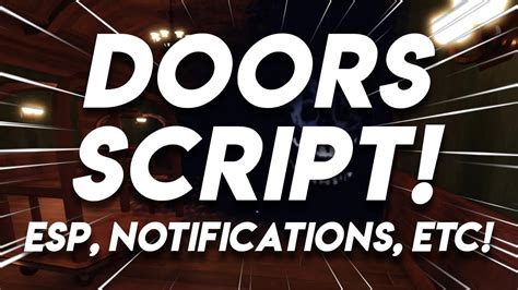 DOORS GUI ESP VISUALS GLOW ETC ROBLOX SCRIPT YouTube