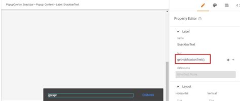 In Google App Maker How Do You Display A Snackbar Message Stack Overflow