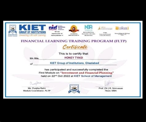 Honey Tyagi On Linkedin Kiet Investment Financialplanning