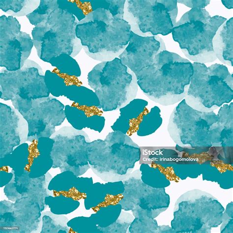 색상 추상 다채로운 수채화와 벡터에서 만든 골드 반짝이 모양 다양 한 완벽 한 패턴 가리기에 대한 스톡 벡터 아트 및 기타