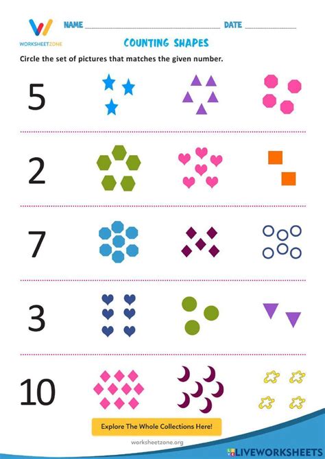 How Many Numbers 1 10 One To Ten Count And Write Worksheets Worksheets Library