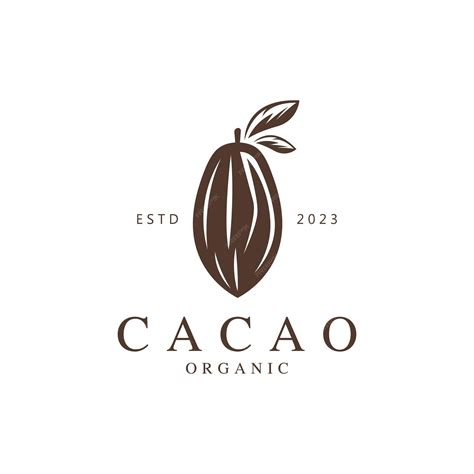 Premium Vector Cocoa Logo Cocoa Logo Flat Design On White Background