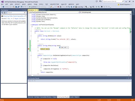 Programmers Ranch C Wcf Backslash Limitation In Wcf Test Client