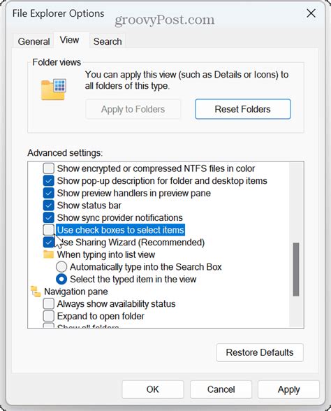 How To Disable Check Boxes On Windows 11