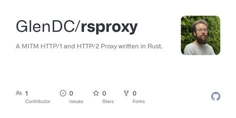 GitHub GlenDC Rsproxy A MITM And Proxy Written In Rust