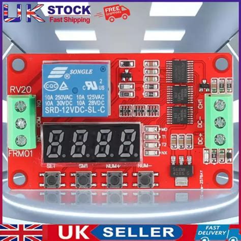 Frm01 Relay Board 1ch Relay Timer Module Loop Delay Self Locking Timing Board £820 Picclick Uk