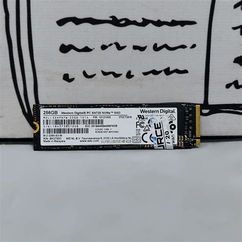 Western Digital SN730 256GB NVMe PCIe M.2 SSD Used