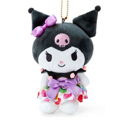 Plush Keychain Kuromi Sakuma Drops X Sanrio Characters Meccha Japan