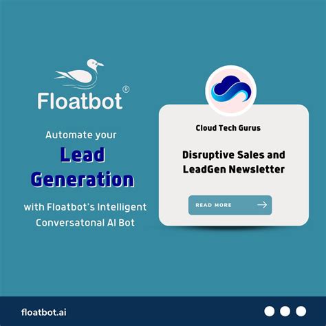 Floatbotai On Linkedin Floatbot Ai Sales Leadgen Leadgenration Aiplatform Cloudtechgurus