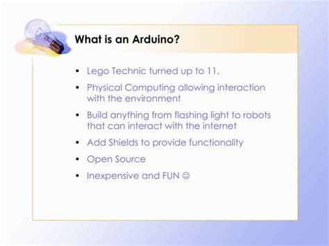 Introduction To Arduino | PPT