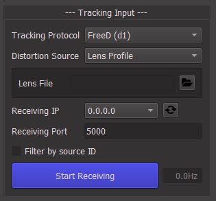 Lens Tracking Freed Ezlineup Documentation