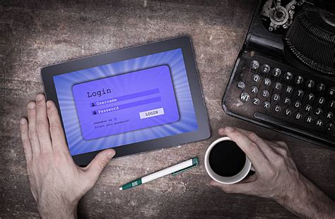 Tablet Password Accesss Accessing Password Private Vector Accessing