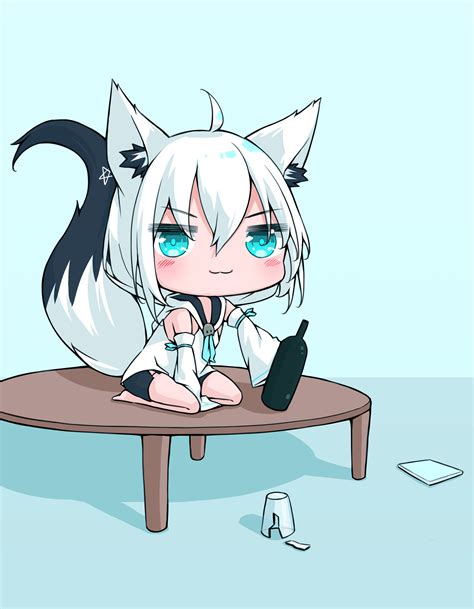 Shirakami Fubuki And Shirakami Fubuki Hololive Drawn By Ikamoworkshop Danbooru