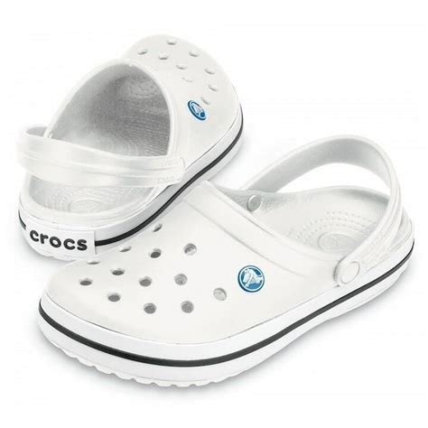 ᐉ Сабо Crocs Crocband Clog M9-W11 р. 42 White • Купить в Киеве, Украине ...