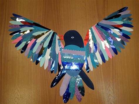 Поделка птицы из бумаги своими руками 89 фото