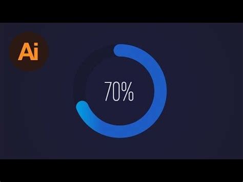 Learn How To Design A Circular Progress Bar In Adobe Illustrator Dansky YouTube