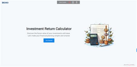 Investment Return Calculator Outgrow