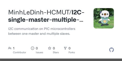 Github Minhledinh Hcmuti2c Single Master Multiple Slaves Pic Microcontroller I2c