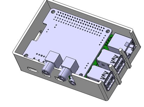 Simple Case For Raspberry Pi 4 And Hifiberry Dac Pro Hifiberry