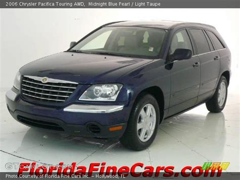 Midnight Blue Pearl 2006 Chrysler Pacifica Touring Awd Light Taupe