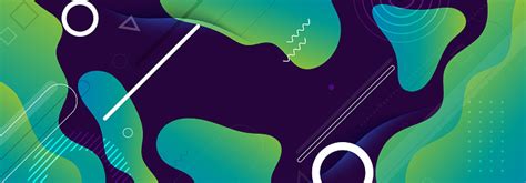 추상적 인 파란색과 녹색 그라데이션 유체 파 배경기기학적 모양 현대 미래지향적 배경 방문 페이지 책 표지 브로셔 전단지 잡지