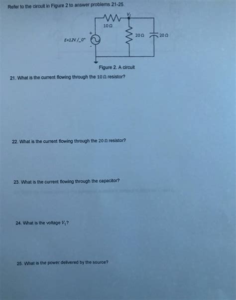 Solved Refer To The Circuit In Figure To Answer Problems Chegg Com