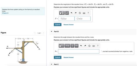 Solved C Specify Where Its Line Of Action Intersects Member Chegg Com