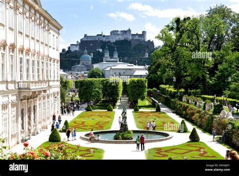 Mirabell Palace With Mirabell Gardens Baroque Palace And Garden