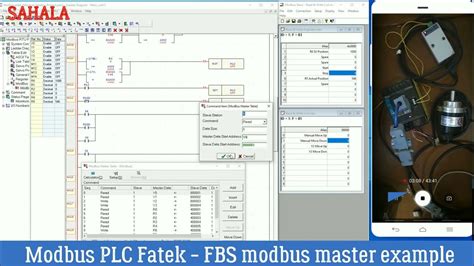 Modbus Plc Fatek Fbs Modbus Master Youtube