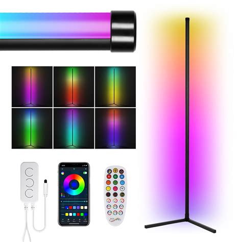 Lámpara Led Lámpara 7w Colorida Led Dimmable Rgb Columna De Luma De La