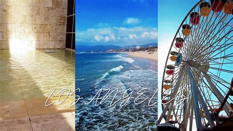 La Vlog Us 코시국 이후 첫 해외 여행 베니스비치 산타모니카 비치 게티 Jj그랜드호텔 La여행 브이로그 Ep1 Youtube