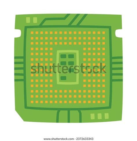 Cpu Socket Cpu Slot Personal Computer Stock Vector Royalty Free