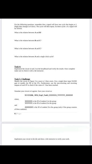 Solved Experiment 5 Counters Objective In This Experiment