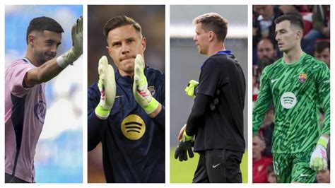 Fc Barcelona El Gran Lío De La Portería Del Barça Con Joan Garcia Ter Stegen Szczesny E