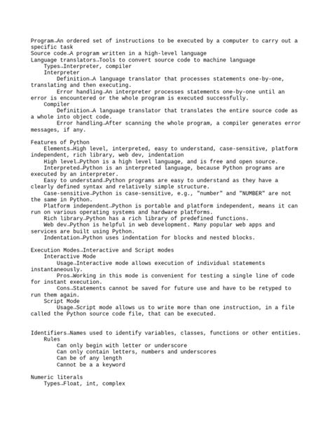 Getting Started With Python Pdf Python Programming Language