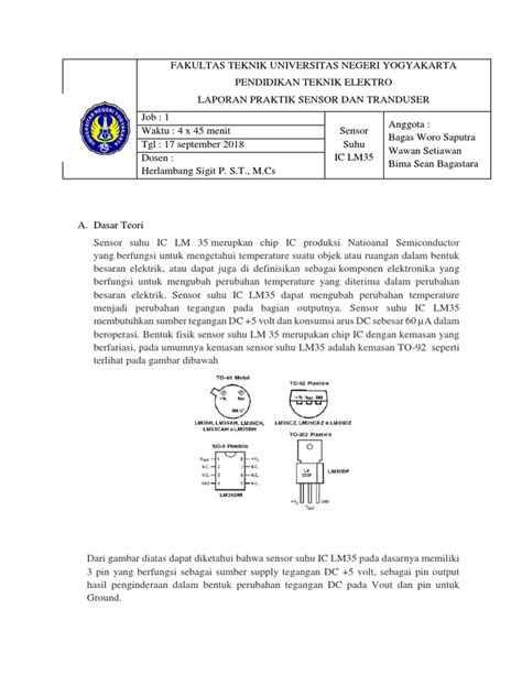 Laporan Praktik Sensor Dan Tranduser Pdf