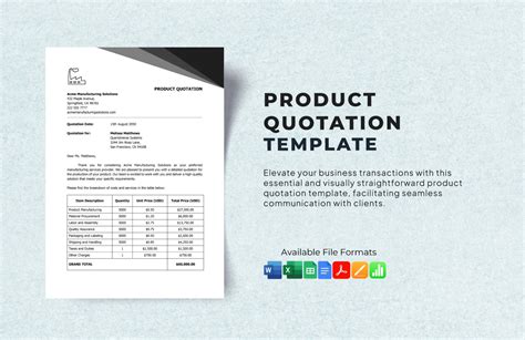 Editable Product Templates In Excel To Download