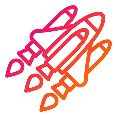 Premium Vector Space Shuttle Vector Icon Design Illustration