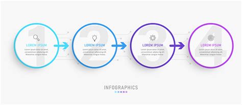 벡터 인포 그래픽 라벨 디자인 템플릿 아이콘과 4 옵션 또는 단계 프로세스 다이어그램 프리젠 테이션 워크 플로우 레이아웃 배너 순서도 정보 그래프에 사용할 수 있습니다 0