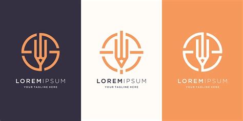 목표 교육 디자인 템플릿 기호 연필과 대상 기호가 결합되었습니다 개념에 대한 스톡 벡터 아트 및 기타 이미지 개념 겨냥