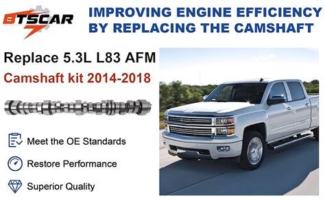 Btscar L83 Afm Dod 53 Camshaft Kit With Head Gasket Set