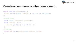 React Render Props PPT