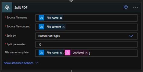 Split PDFs Using Power Automate