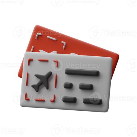 Boarding Pass 3d Illustration 46585641 Png